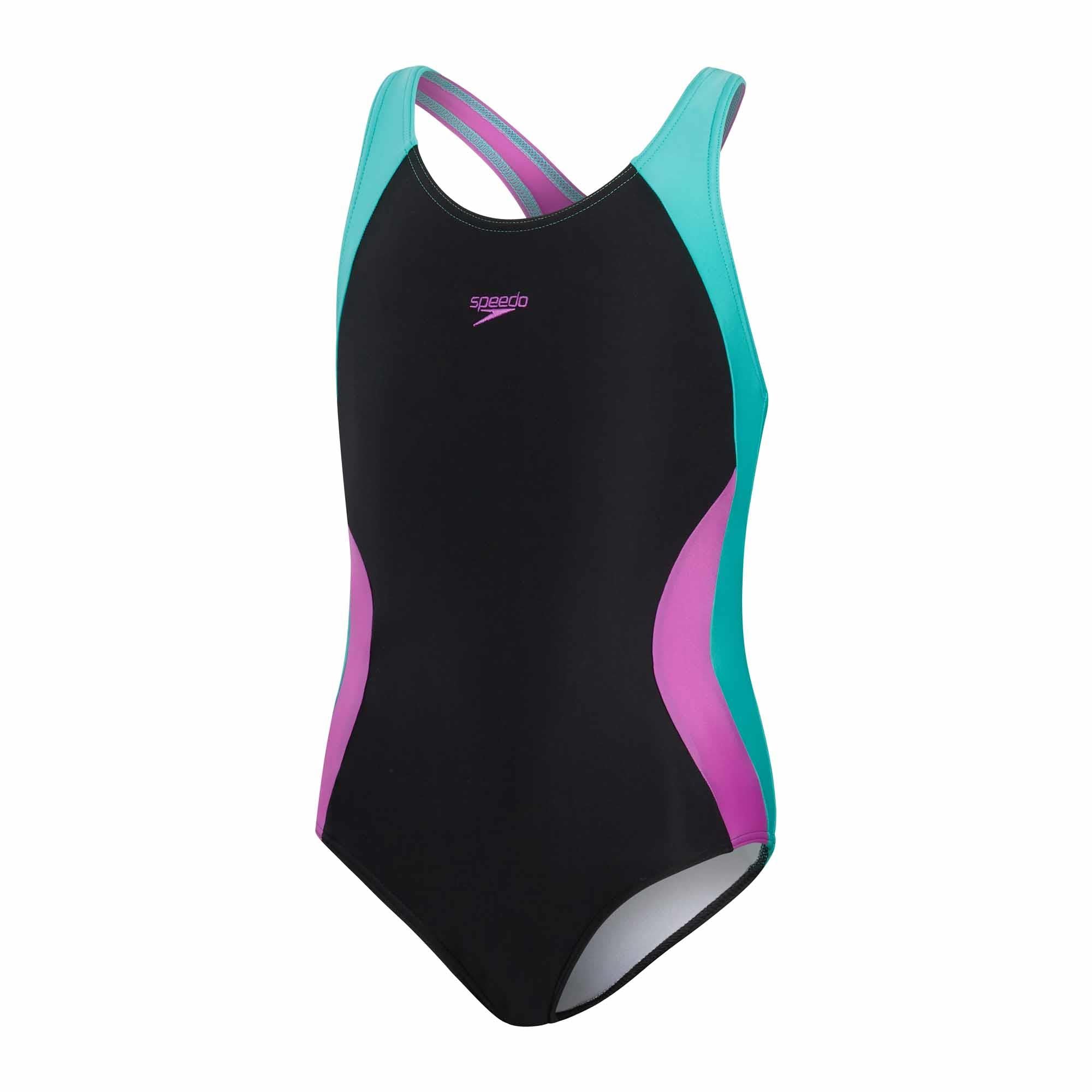 Speedo Colour Block Splash Back Swimsuit – Knox Sports